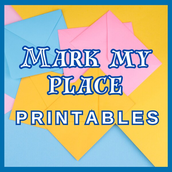 Rustic Camping Printable Bookmark PNG Bundle Whimsical Outdoors Nature ...