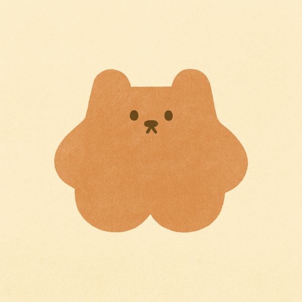 Cute Brown Digital Notebook Template: Bear Bakery Goodnotes, Samsung ...