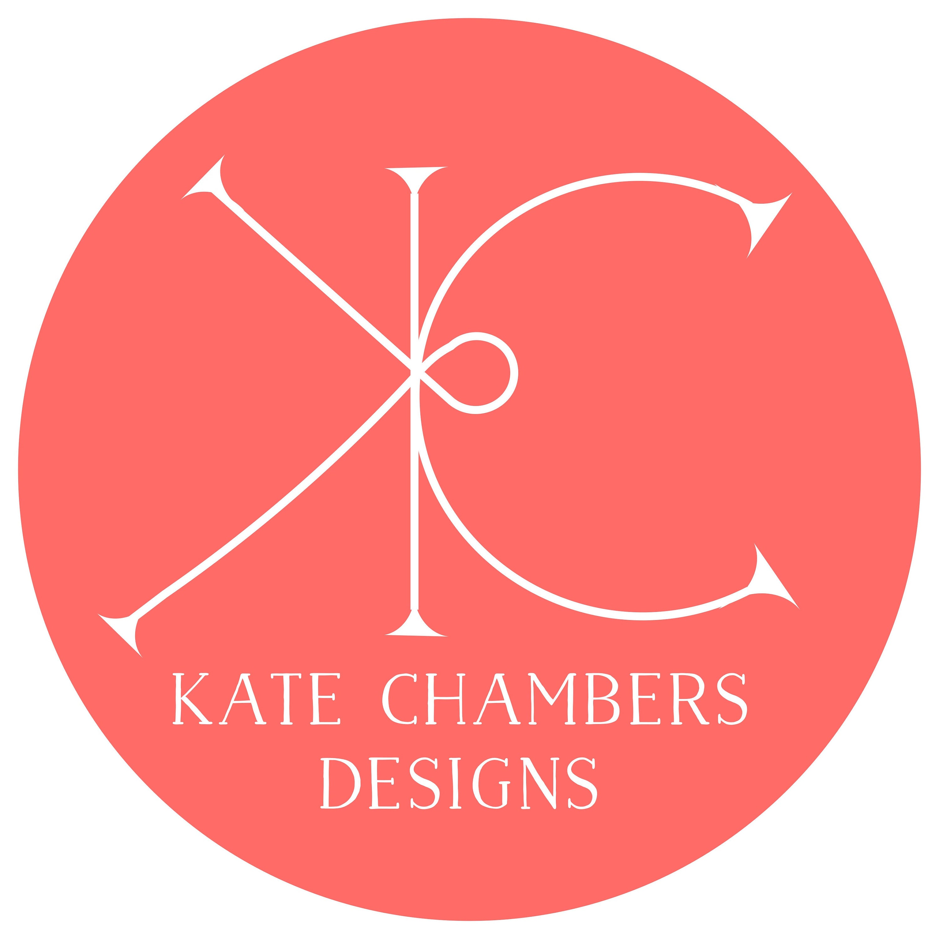 Custom invitations stationery notepads by KateChambersDesigns