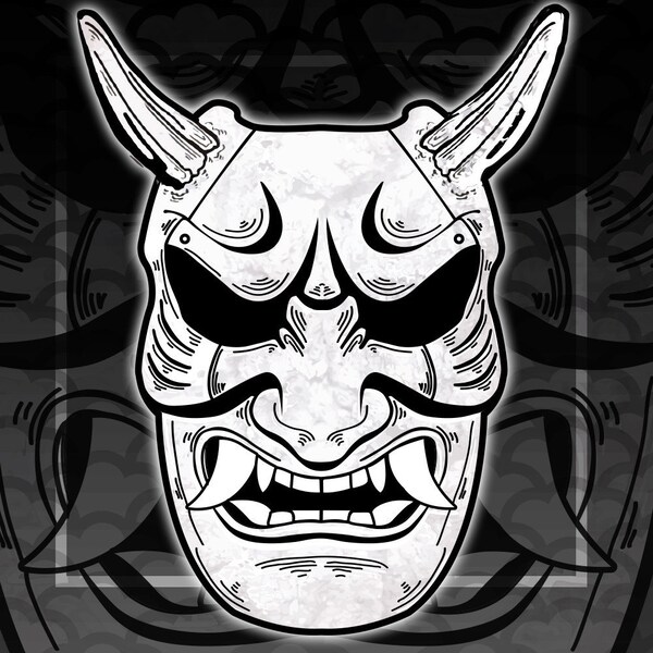 Traditional Japanese Ko-omote Mask. Handmade Art Collection. Custom ...