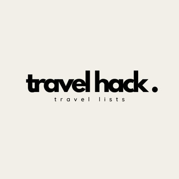 Girls Trip Travel List _ Girls Trip _ Packing List _ Prefilled Out ...