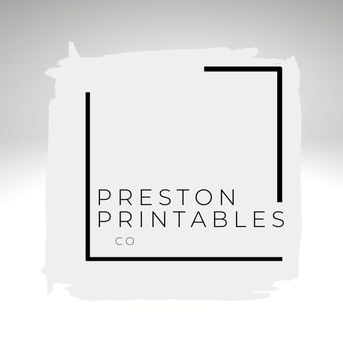 PrestonPrintablesCo - Etsy