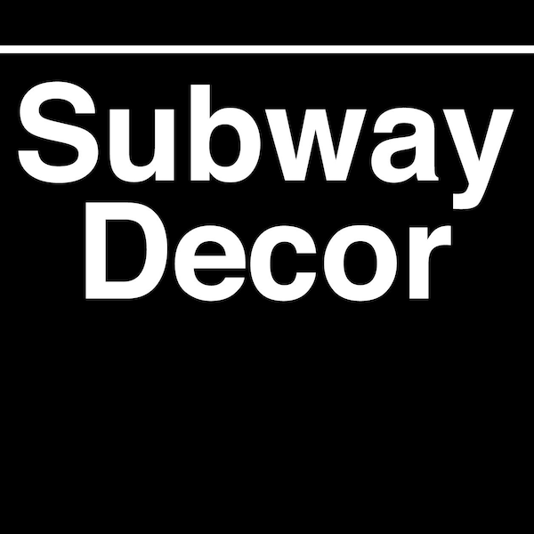 Personalized Subway Sign With Arrow Custom Name and Lines Long Narrow ...