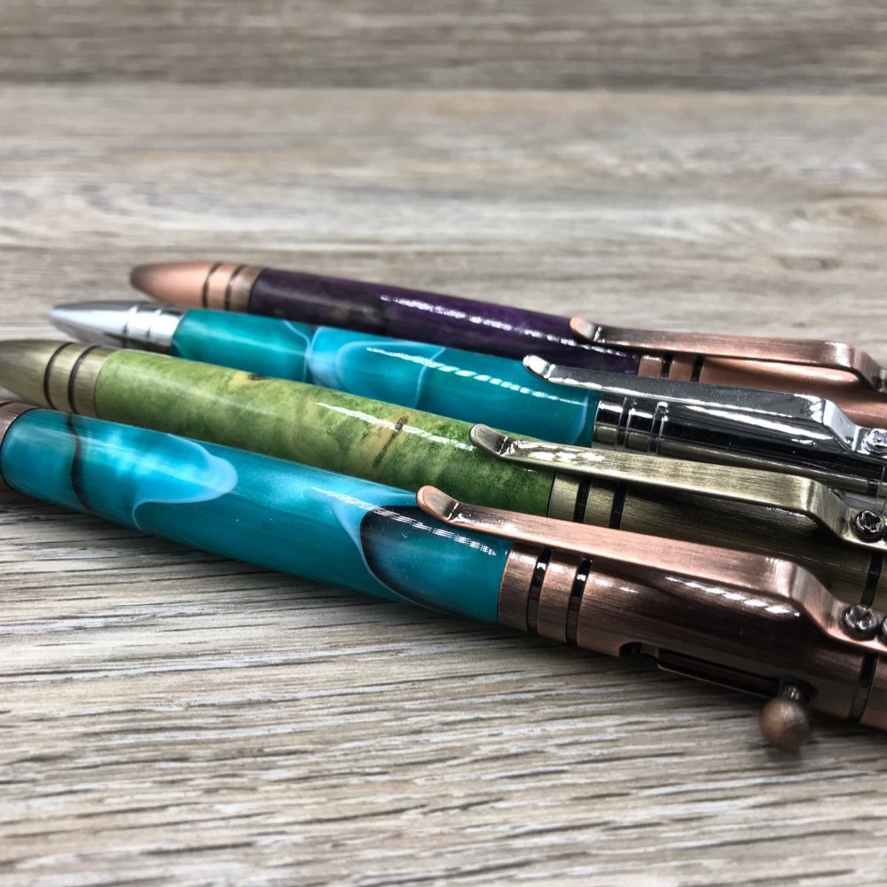 Hand Turned Pens Razors Seam Rippers & Antler Items by RustyLathe