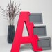 3D Letter, Personalized Photo Frame, Freestanding Letter, Nursery Wall ...