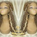 Long Straight Black Goddess Faux Locs Curly Ends Dread Wig Gypsy Faux ...