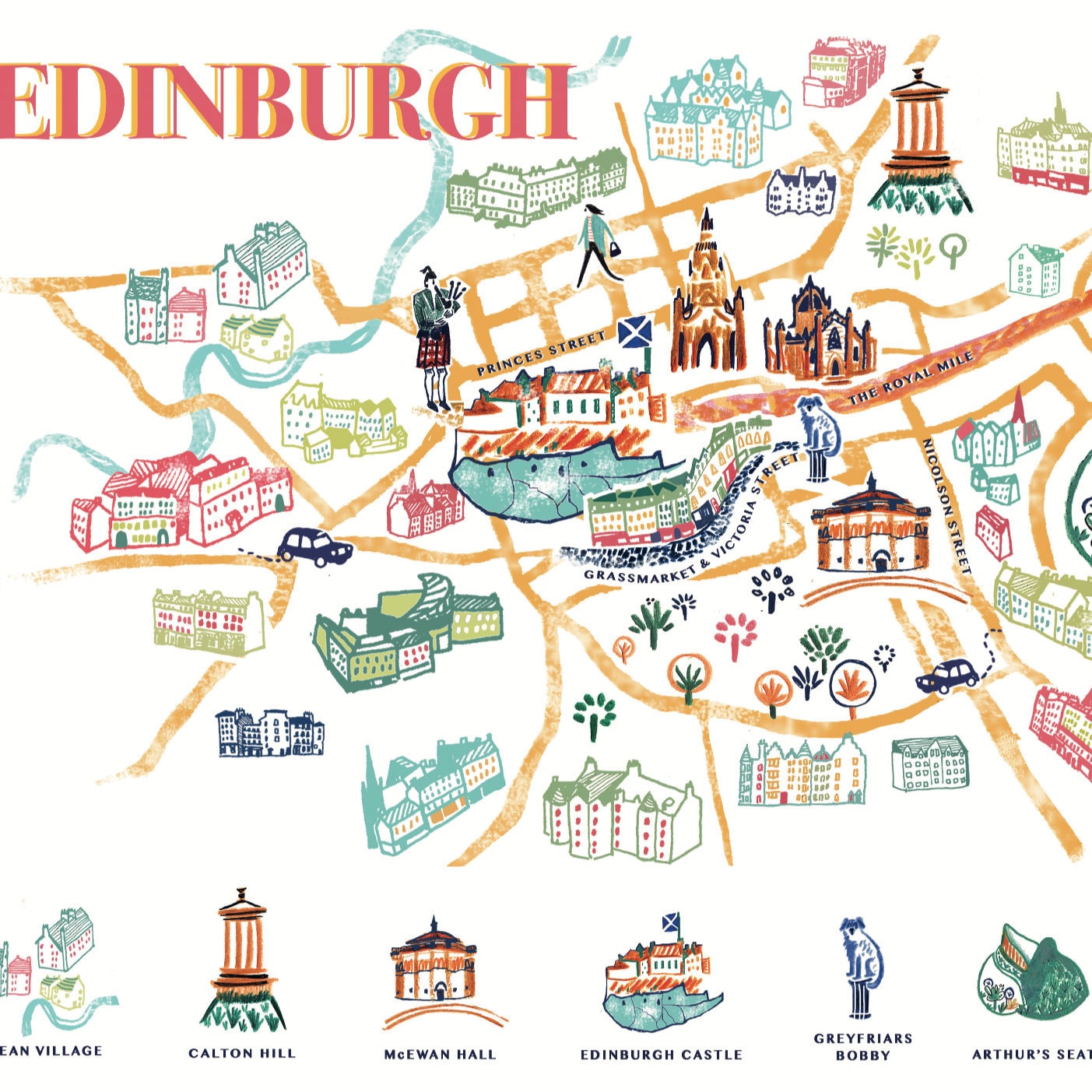 ScratchEdMaps - Etsy