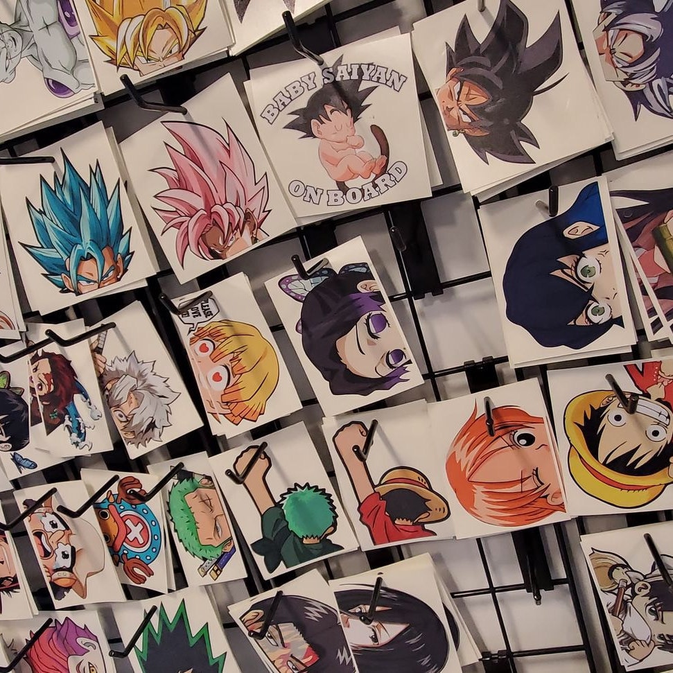 Paper Pikachu Surprise Middle Finger Peeking Vinyl Decal Stickers Anime ...