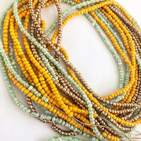 Culture Rasta Anklets Black, Bronze, White Anklet/ Stretchy Beaded ...
