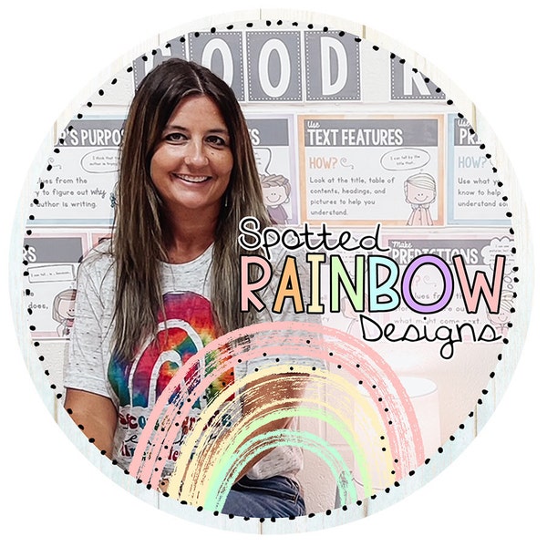 DIY Printable Traceable Anchor Chart Template Jumbo Text Features ...