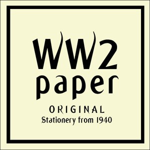 1940s Letter Paper Notebooks. Watermarked. Unused. World War II ...