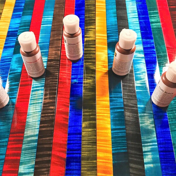 Wood Stain Kit to Color Wood Keda Dye Colors Kit 5 Powder Wood Dye ...