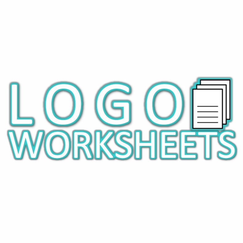 LogoWorksheets - Etsy