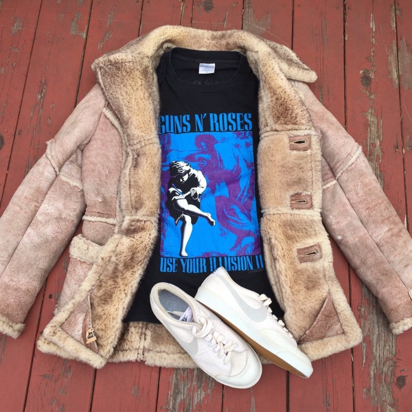 Vintage WWII WW2 Era Russet Leather Mens Motorcycle Biker Riding Soft ...