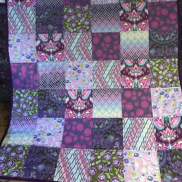 Baby Boy Quilt Handmade Woodland Theme Forest Animals Rustic Nursery ...