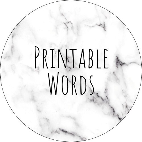 PrintableWordsFR - Etsy