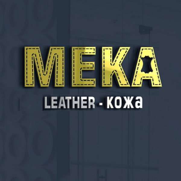 Double-sided Black Leather Cape With Hood Rex Rabbit Fur Trim and Cuffs ...