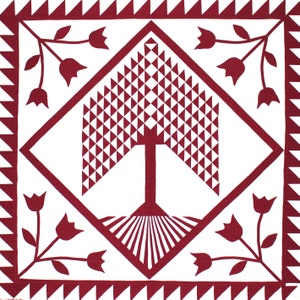 Red Zinger Selvage Quilt Pattern, Easy Quilt Pattern, Upcycle, Recycle ...