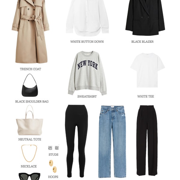 Capsule Wardrobe, Clean Girl Outfits, Outfit Ideas, Minimalist Style ...