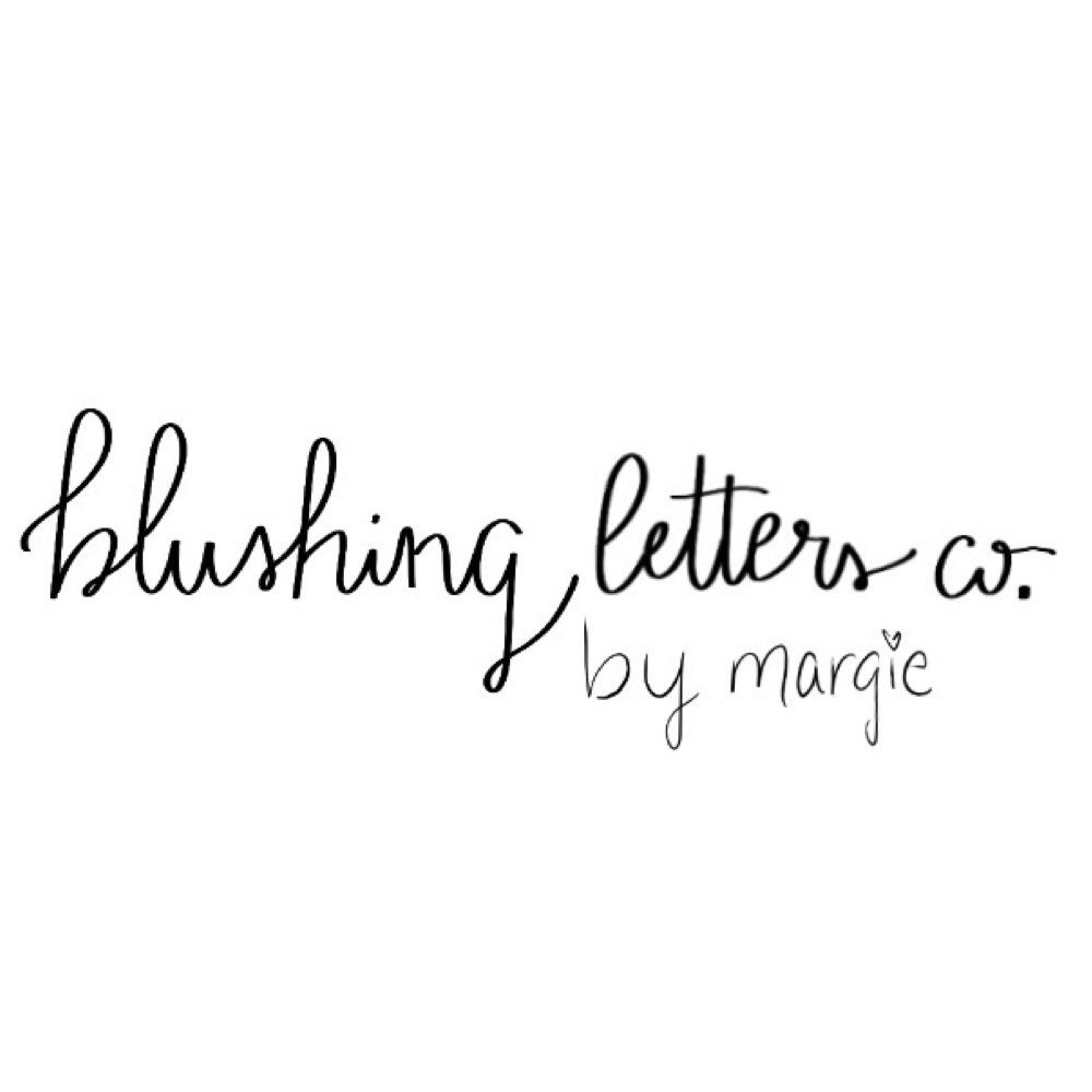 BlushingLettersCo - Etsy