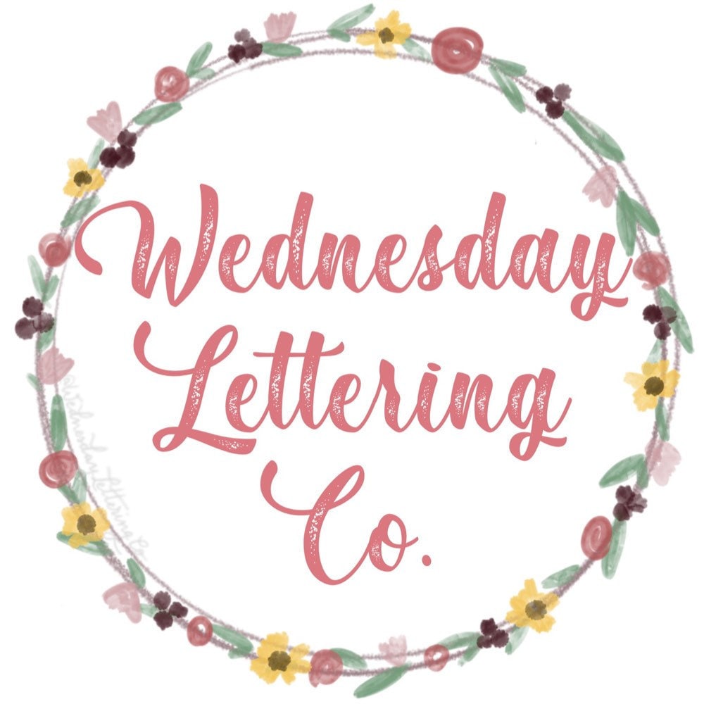 WednesdayLetteringCo - Etsy