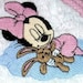 Baby Minnie mouse sleeping embroidery design Machine | Etsy