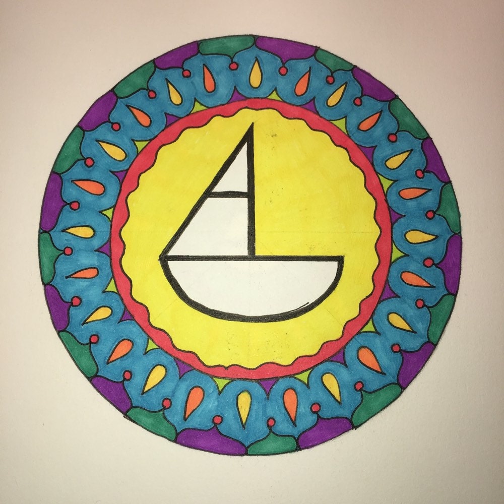 Prints Pink Bow 6x6 Mini Zentangle Print Giclée etna.com.pe