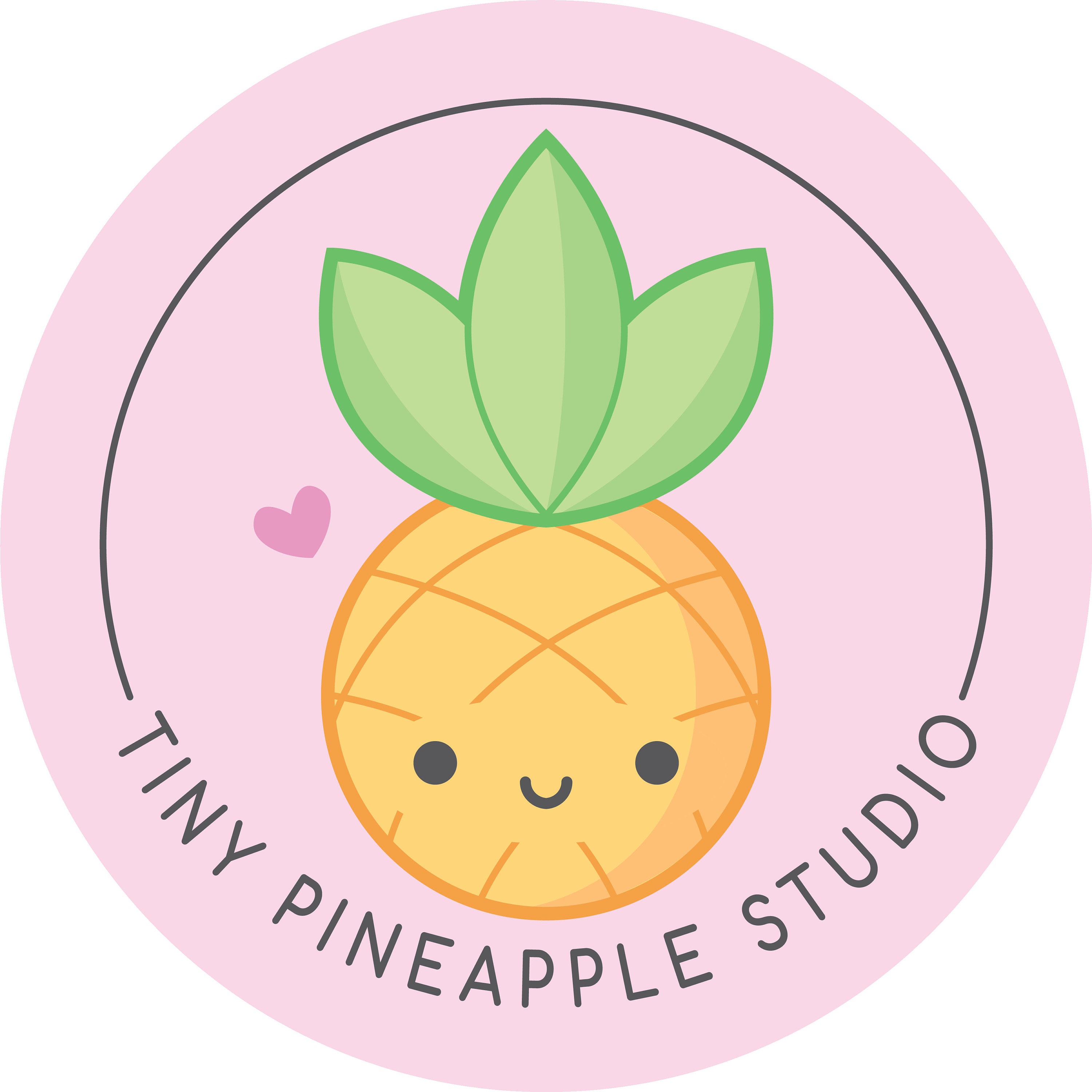 Fruit Sticker Watercolor Effect Pineapple Sticker Sheet Fryingcat ...
