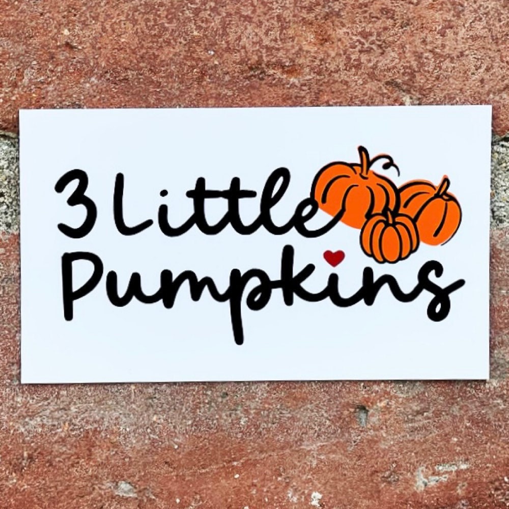 3LittlePumpkinsShop - Etsy