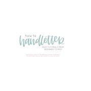 howtohandletter - Etsy