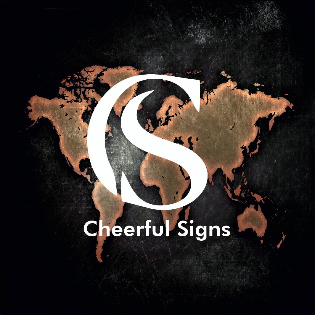 CheerfulSigns - Etsy
