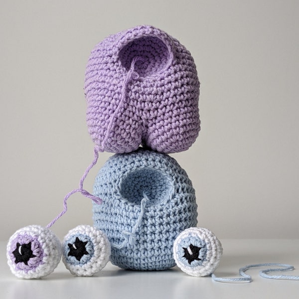 Easy 3d Cloud Granny Square Crochet PDF PATTERN Step-by-step Tutorial ...