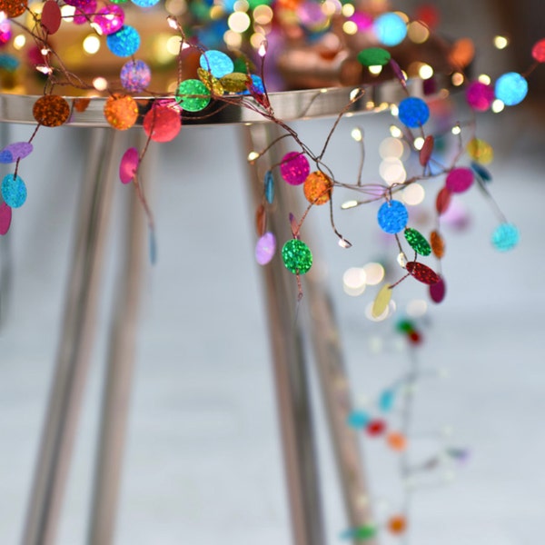 Cabana Cluster Lights Festive Garland String - Etsy