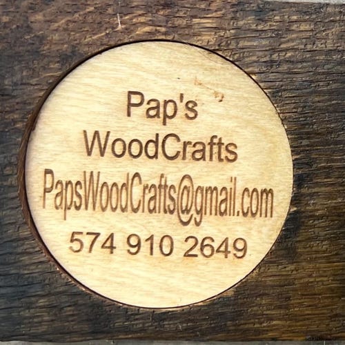 PapsWoodCrafts - Etsy