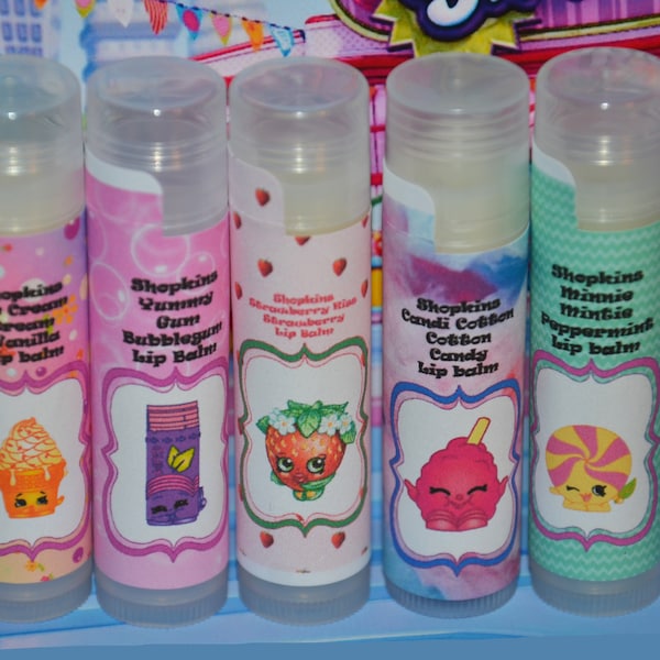 Lip Balm, Disney Descendants Birthday Party Favors, Carlos, Evie, Mal ...