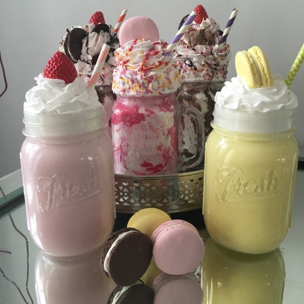 Fake Milkshake Prop All Flavours Made Retro American Diner Ideal for ...