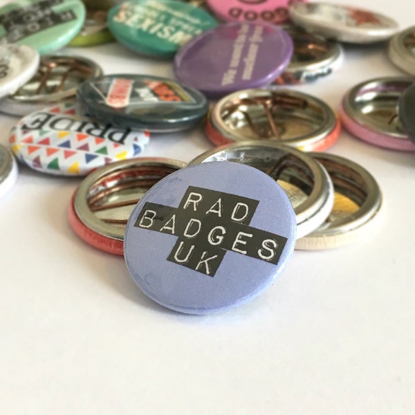 Gay Pride 4 Button Badges LGBT Rights Pins Vintage Remake Queer Retro ...
