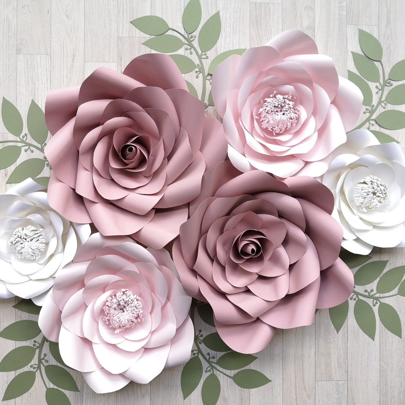 Paper & Party Supplies Aliyah Paper Flower Template Origami Paper etna ...