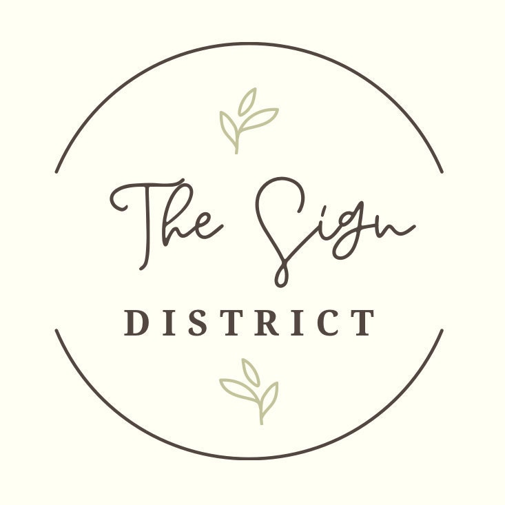 TheSignDistrict - Etsy