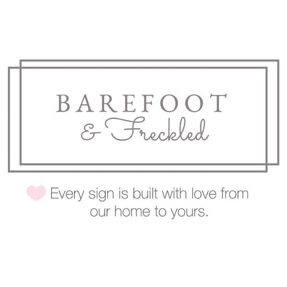 Handcrafted Wooden Signs by BarefootNFreckled on Etsy