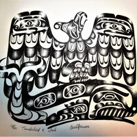 Haida First Nation 'octopus' Vinyl Sticker Decal Pacific North West ...
