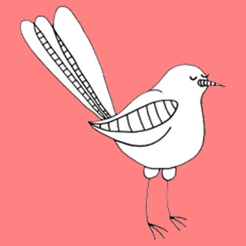 Neon Magpie by MagpieNeon on Etsy