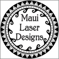 Laser Engraved 3D Wood Map of the Island of Maui With a Turtle Design ...