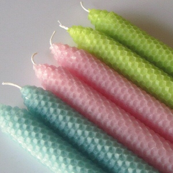 Rust Beeswax Candles, Beeswax Candles, Tapers, Candles, Fall Candles ...