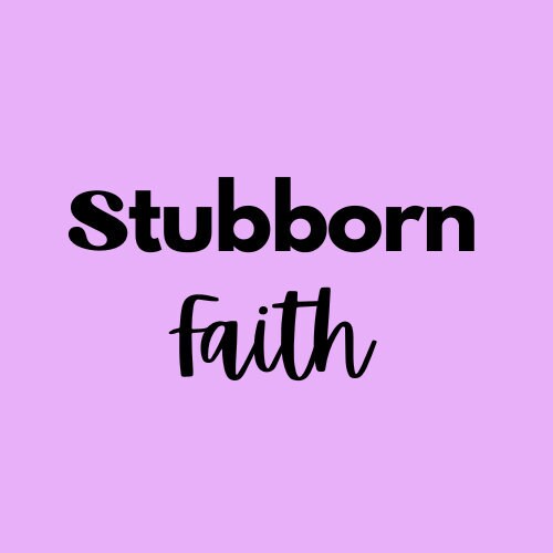 Stubbornfaith - Etsy