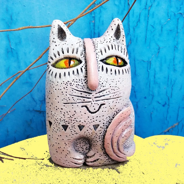 Ceramic Monster Figurine Handmade Monster Bowl Ceramic Anteater Pottery ...