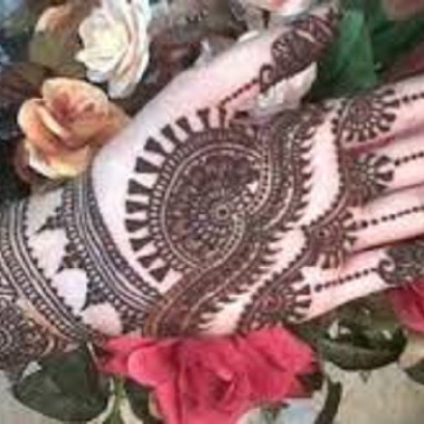 2 X Natural Herbal Prem Dulhan Brown Henna Cones Temporary Tattoo Body ...