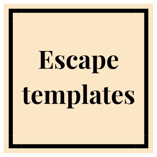 EscapeTemplates - Etsy