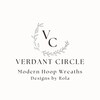 Modern Year-round Lambs Ear and Fern Wreath | Minimalist Greenery ...