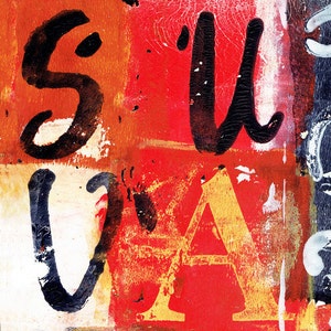 Primary Color Letters on Gray 5 Art Print in Semigloss Paper Brilliant ...